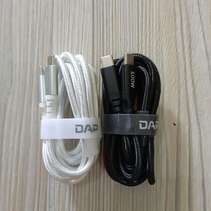 Jual Kabel data DAP fast charging 100w panjang 2 meter Type-c to Type-c ...
