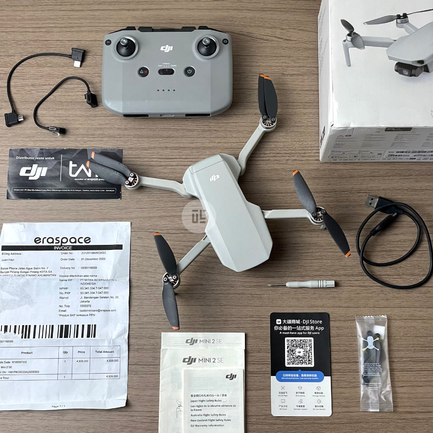 Jual Drone Dji Mini 2 SE Second Fullset | Shopee Indonesia