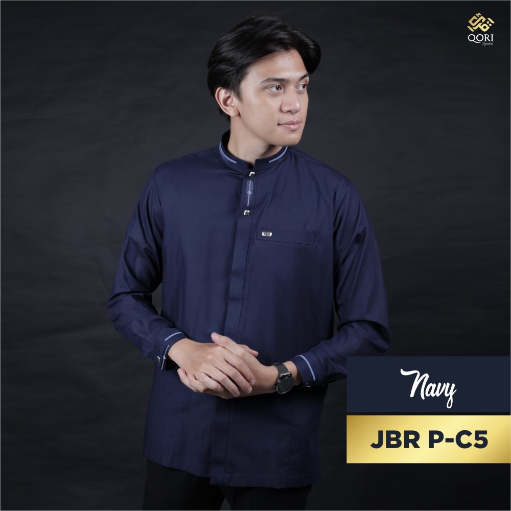Jual Qori Apparel Signature Jabir Baju Koko Casual (Lengan Panjang) JBR ...