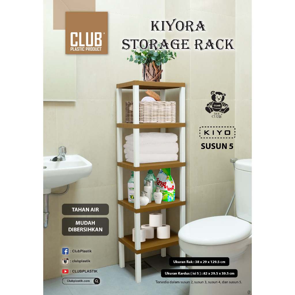 Jual CLUB Rak Susun Serbaguna - Hapy Kids Rak Plastik Roda - Kiyora Rak ...