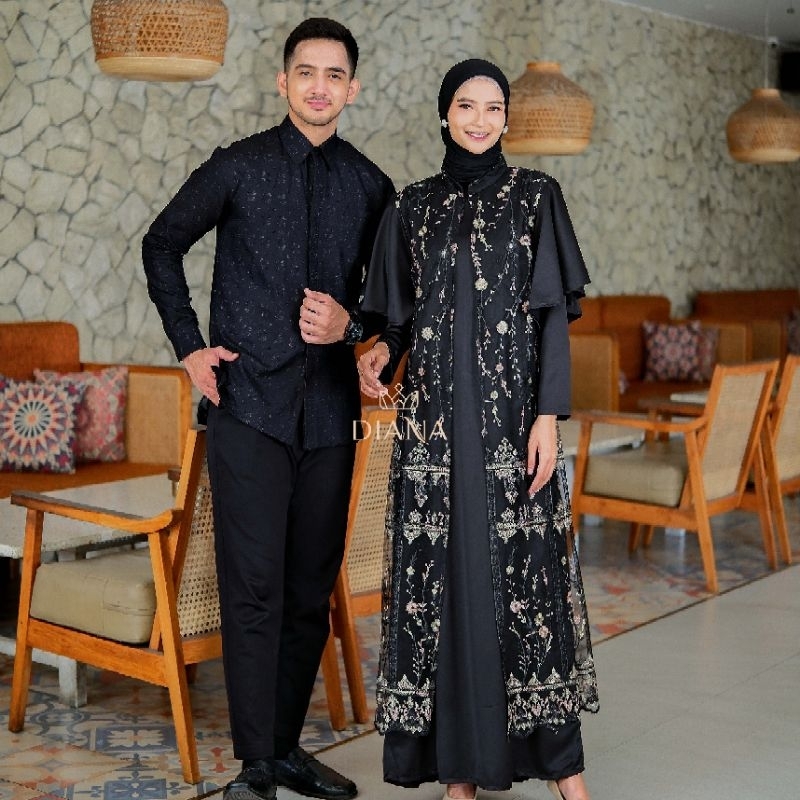 Jual COUPLE GAMIS BURKAT | GAMIS ENTIK by Diana Batik Trusmi | Shopee ...