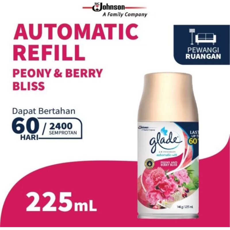 Jual GLADE AUTOMATIC SPRAY REFIL 225ml Pengharum Ruangan | Shopee Indonesia