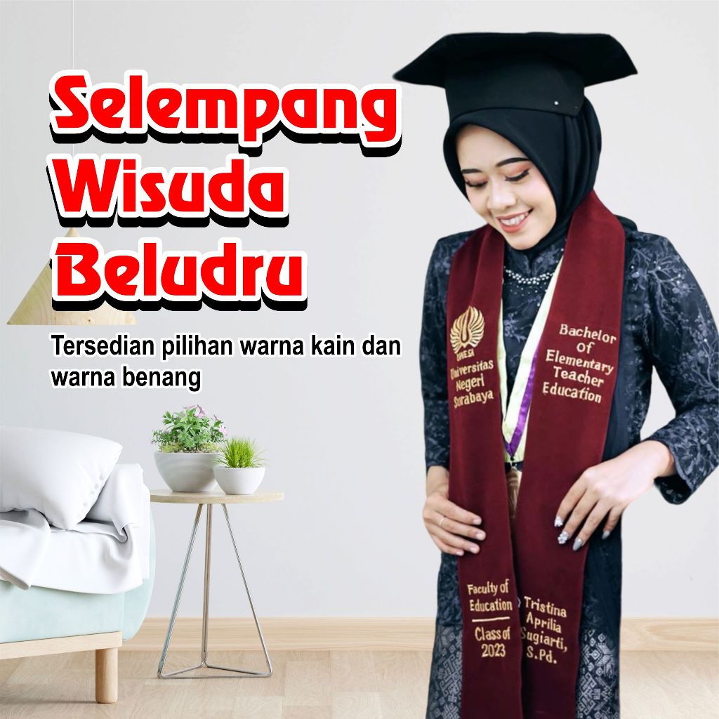 Jual Selempang Wisuda Sash Graduation Slempang Kompre | Shopee Indonesia