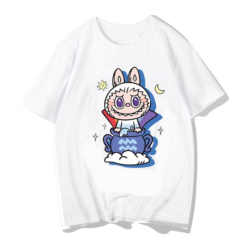 Jual LABUBU COWO harga satuan lengan pendek baju tshirt distro catton ...