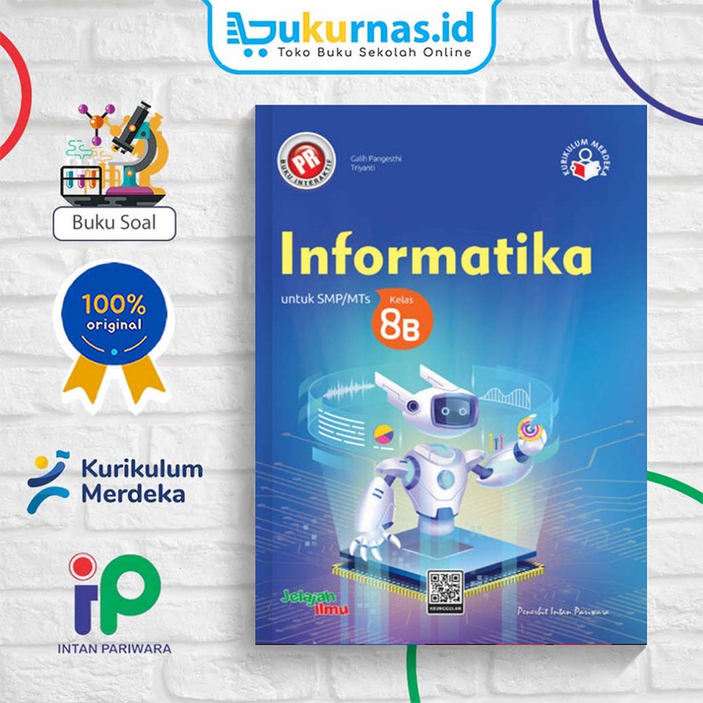 Jual Buku PR Interaktif Informatika 8B SMP/MTs Kelas 8 Semester 2 - Kurikulum Merdeka - Intan ...