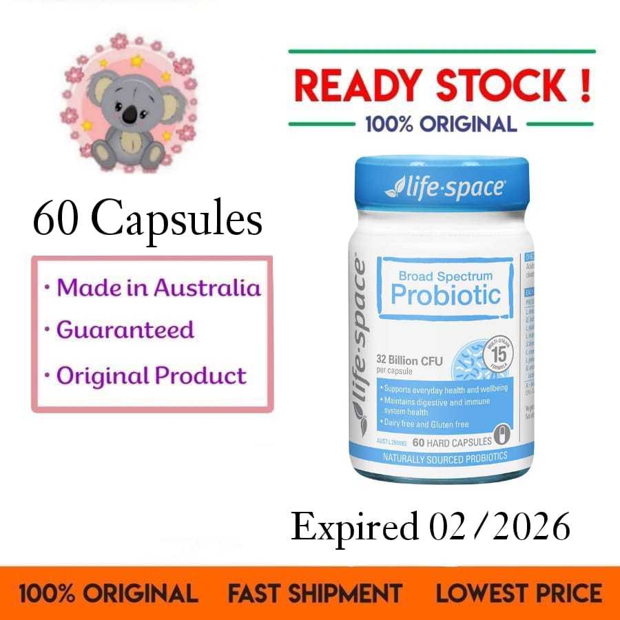 Jual Lifespace Life space Broad Spectrum Probiotic Probiotik 60 CAPS ...