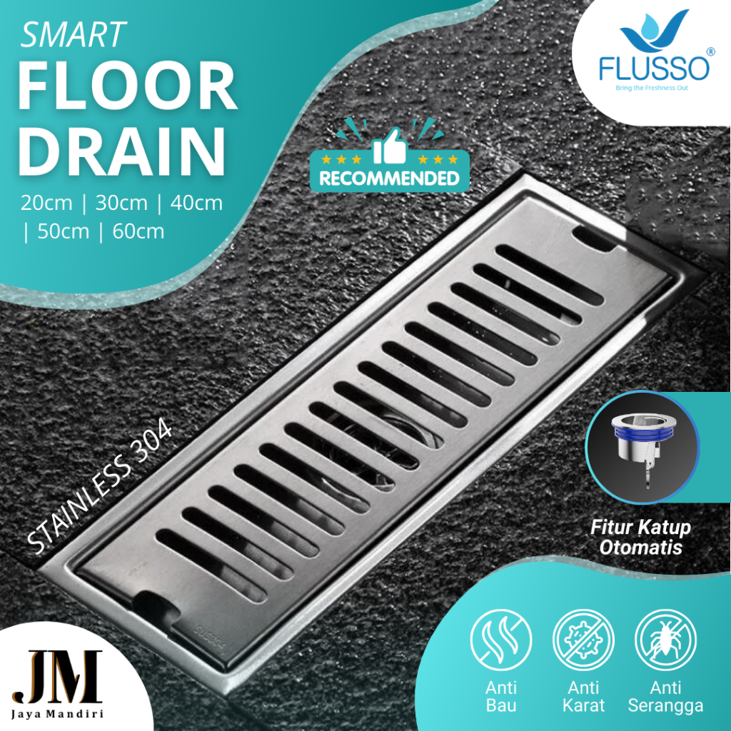 Jual Smart Floor Drain Saringan Got Panjang Afur Lantai Kamar Mandi ...