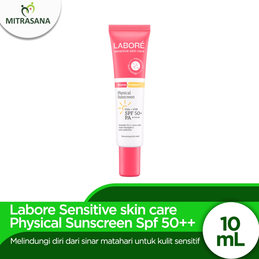 Jual LABORE Sensitive Skin Care Physical Sunscreen SPF 50 PA+++ 10 ml ...