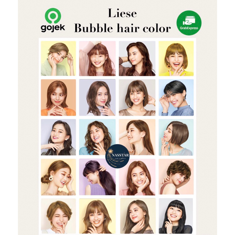 Jual Liese Prettia bubble foam hair color Original Japan | Shopee Indonesia