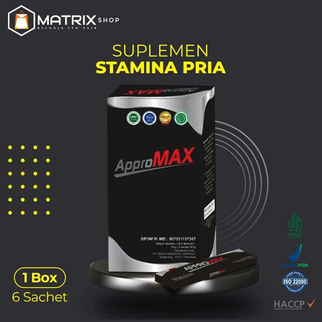 Jual Appromax minuman serbuk Original minuman penambah stamina pria ...