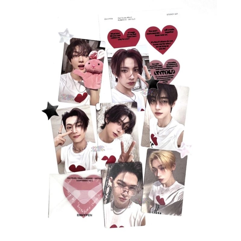 Jual [READY STOCK] PHOTOCARD ENHYPEN ROMANCE UNTOLD WEVERSE VER SELCA KONSEP HEESEUNG JAY JAKE ...
