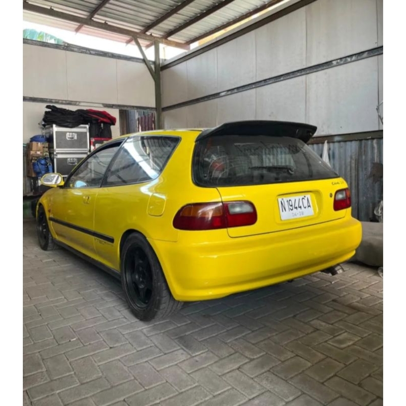 Jual Spoiler Spoon Civic Estilo SR3 carbon kevlar | Shopee Indonesia