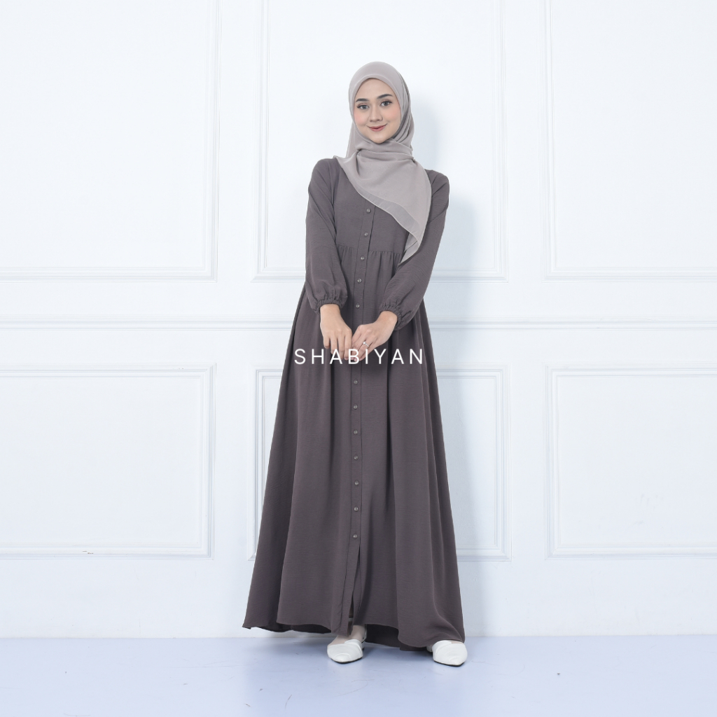 Jual SHABIYAN Gamis Wanita Casual Dress Muslim | 542 | Shopee Indonesia