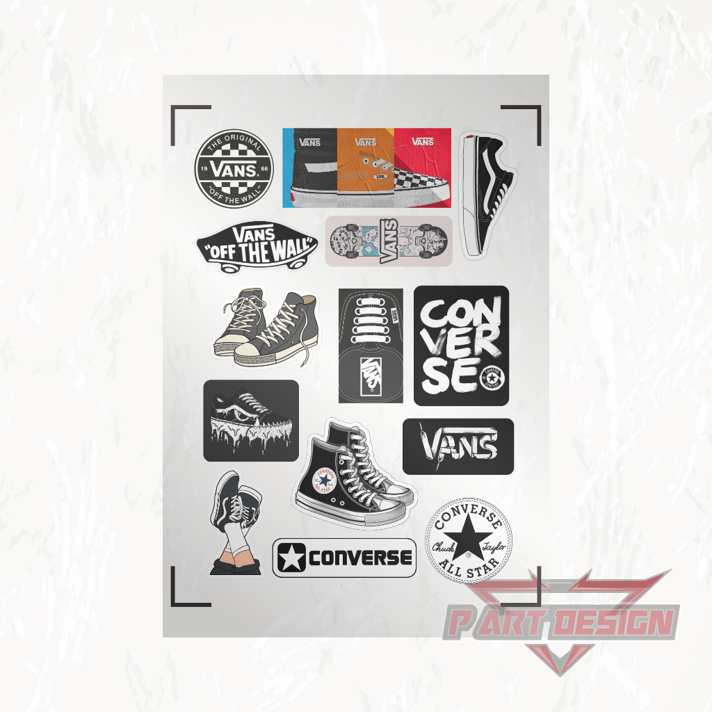 Jual Stiker aesthetic Tema Sepatu | Shopee Indonesia
