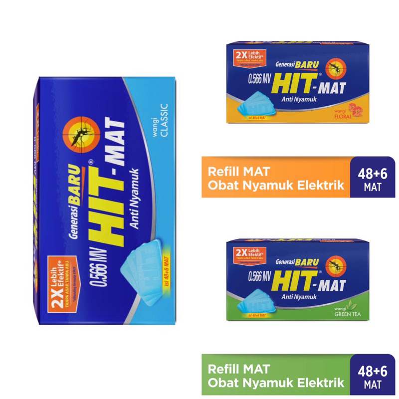 Jual Hit Mat REFIL 48+6's (BESAR) | Shopee Indonesia