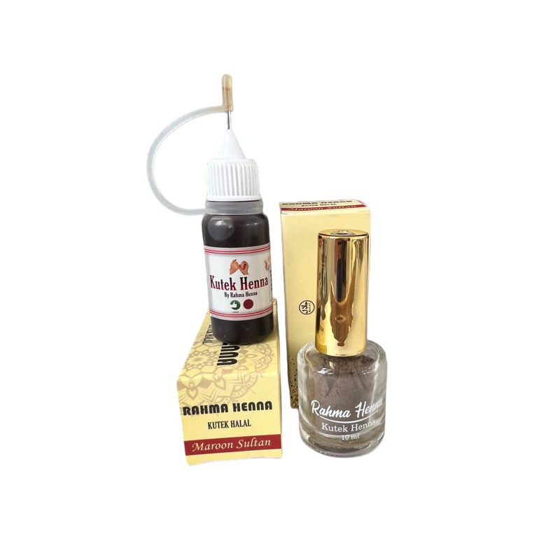 Jual Rahma Henna Maroon Sultan 2in1 Dark / Light | Shopee Indonesia