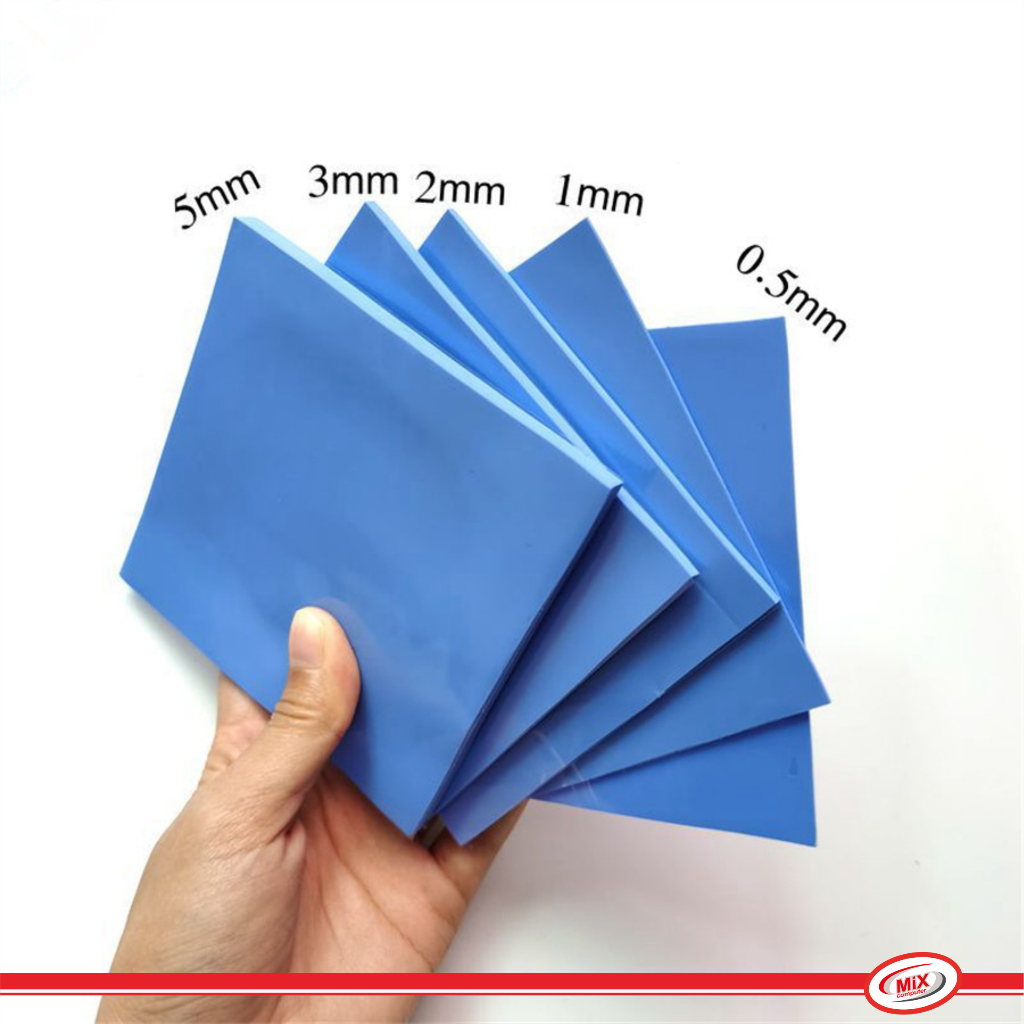Jual Thermal Pad pendingin silicone 10x10cm tebal 0.5mm / 1mm | Shopee ...