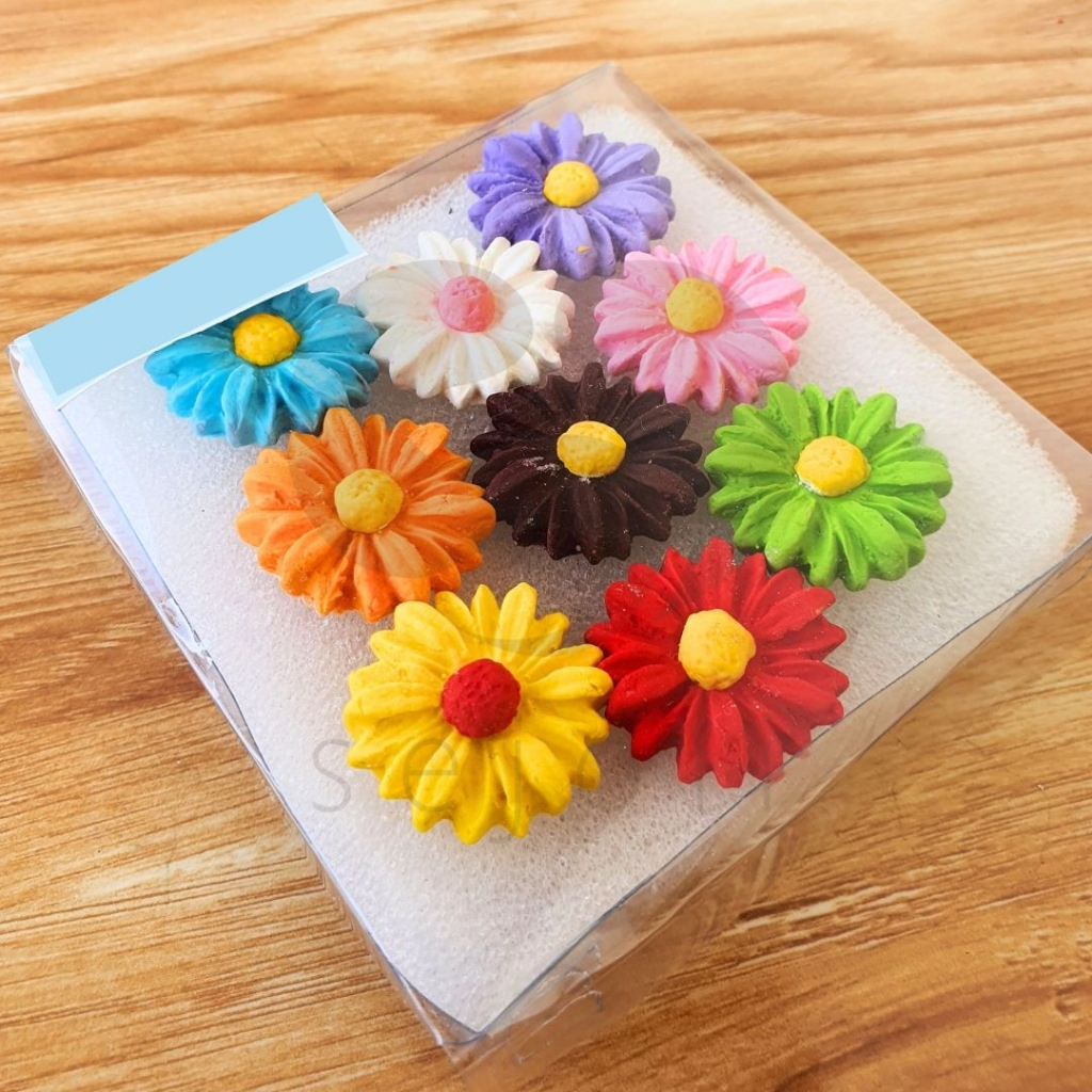 Jual Hiasan Kue/ Cake Topper Bunga / Gumpaste Bunga Daisy (GPU 79) | Shopee Indonesia