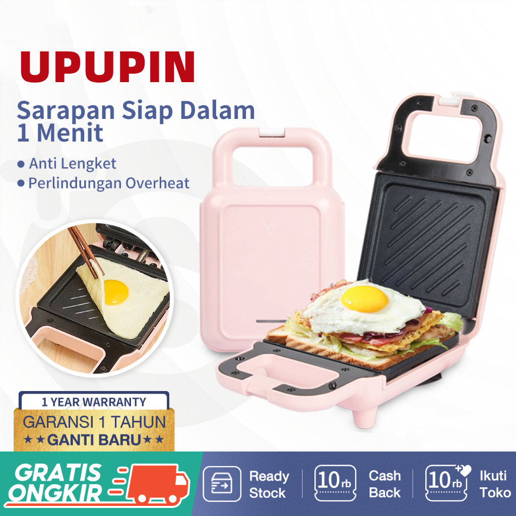Jual UPUPIN Newstyle Sandwich Maker X11 Breakfast Machine Multifungsi ...