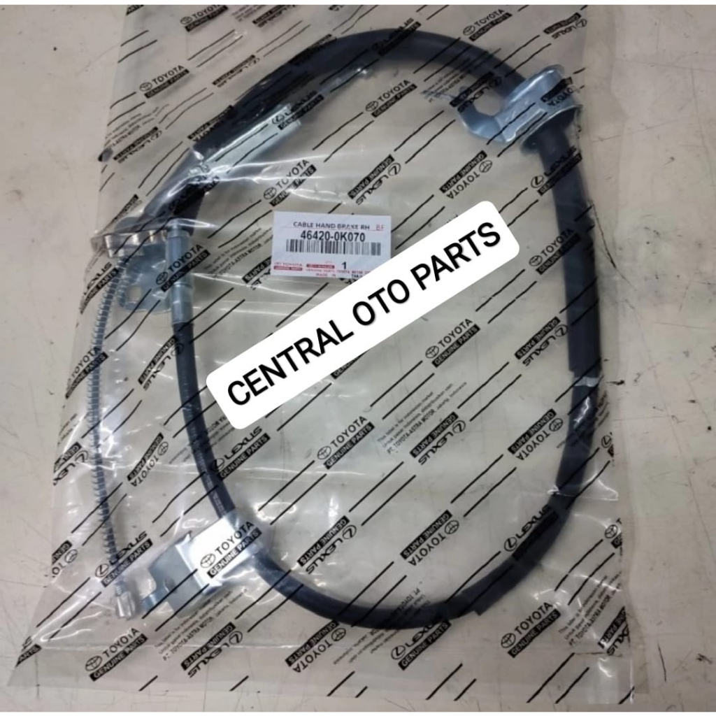 Jual KABEL REM TANGAN BELAKANG KANAN HAND BRAKE CABLE REAR RH TOYOTA ...