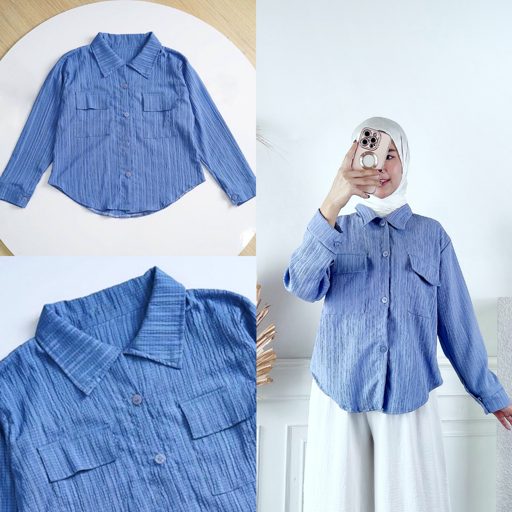 Jual AFI - MC - Lorna LADY CRUSH Double Pocket Top | Shopee Indonesia