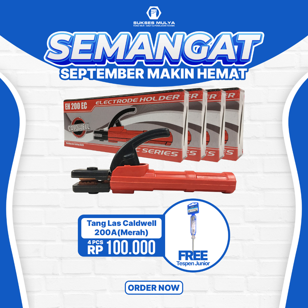 Jual Caldwell Tang las 200A Electrode holder 200 A stang las welding | Shopee Indonesia