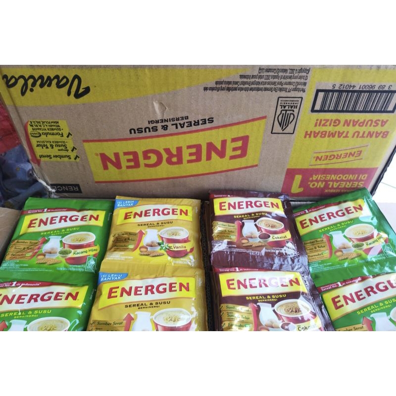 Jual Minuman gandum sereal Energen sachet isi 10 | Shopee Indonesia