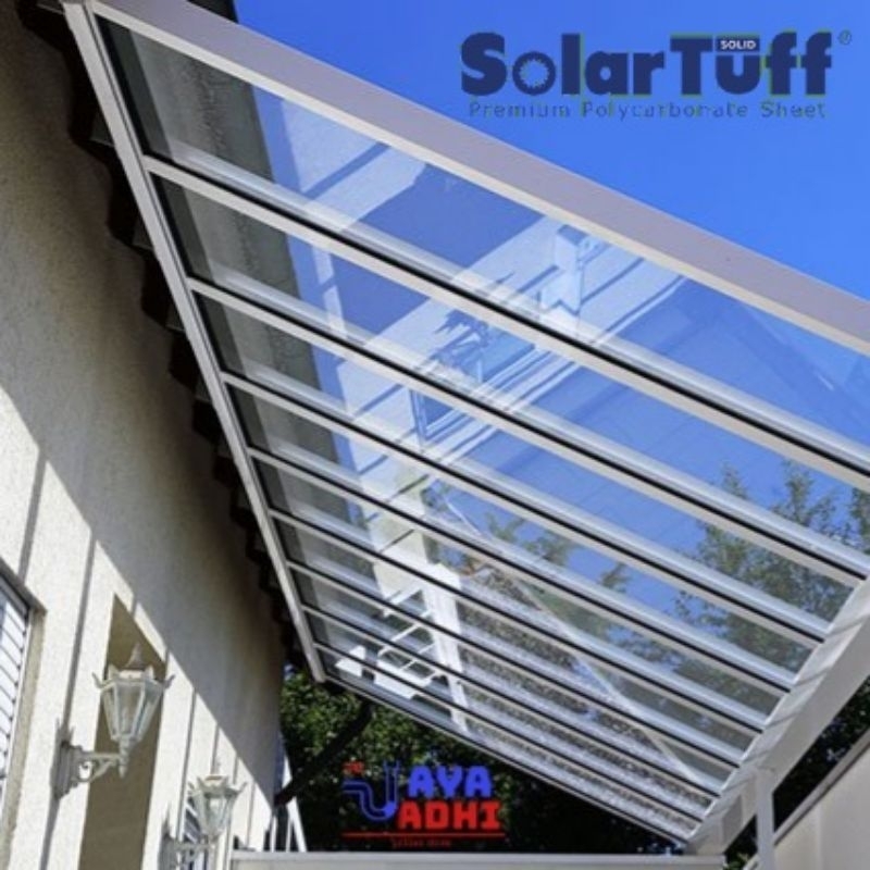 Jual Solartuff Flat 1,2mm - PER METER / Atap Anti UV Transparan ...