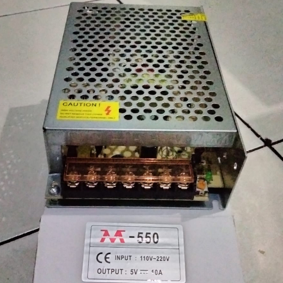 Jual Power Supply 5V 10A Adaptor Jaring PSU 5V Switching HQ | Shopee ...