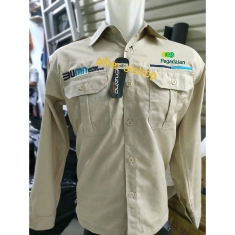Jual Kemeja pegadaian seragam pegadaian baju pegadaian pdh pegadaian seragam kerja pegadaian ...