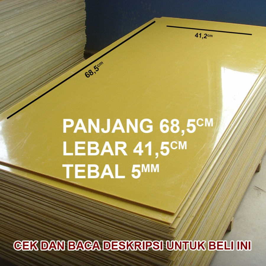 Jual papan fiber / pom sheet / Polyacetal Sheet / resin fiberglass ...