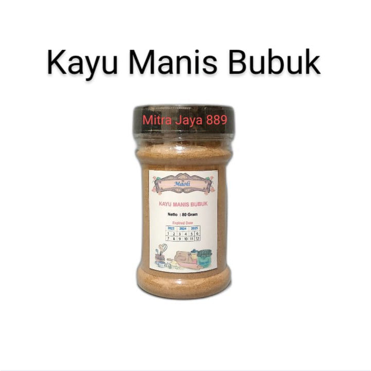 Jual Kayu Manis Bubuk Asli / Cinnamon Powder 80 gram Pure HALAL ...