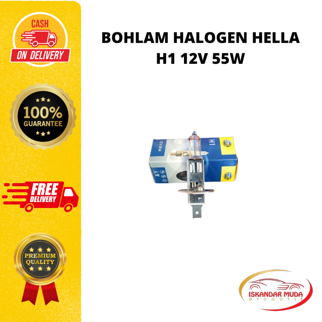 Jual BOHLAM LED MOBIL HALOGEN HELLA 12V 55W | Shopee Indonesia