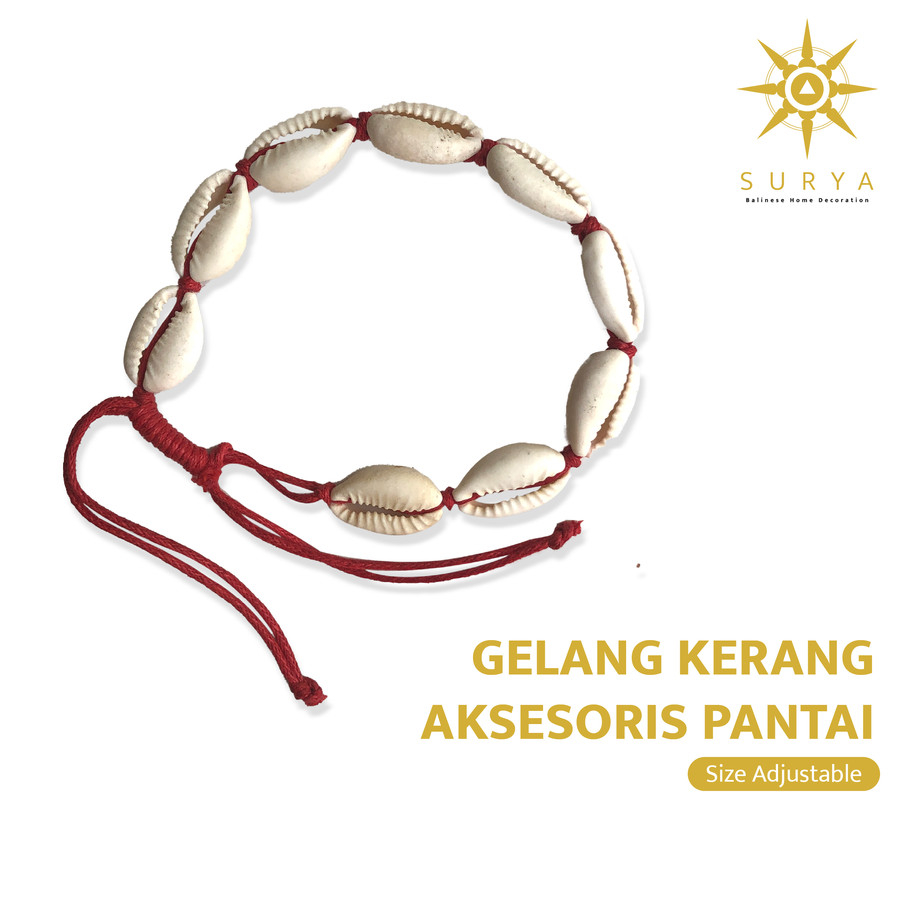 Jual Kerajinan Gelang Kerang Asli Dengan Tali Berwarna - Aksesoris ...