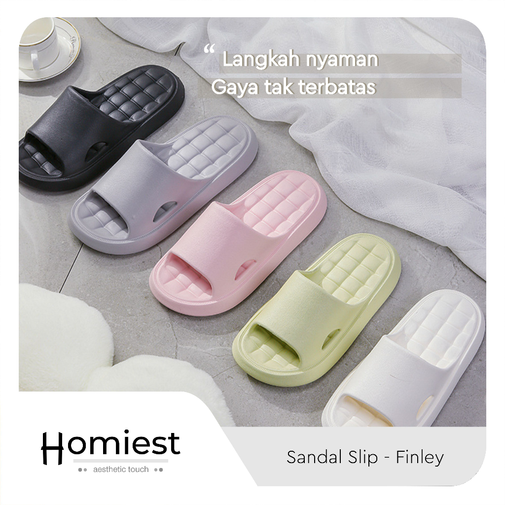 Jual Homiest - Finley / Sendal Warna-Warni / Sendal Karet / Sendal Lucu ...