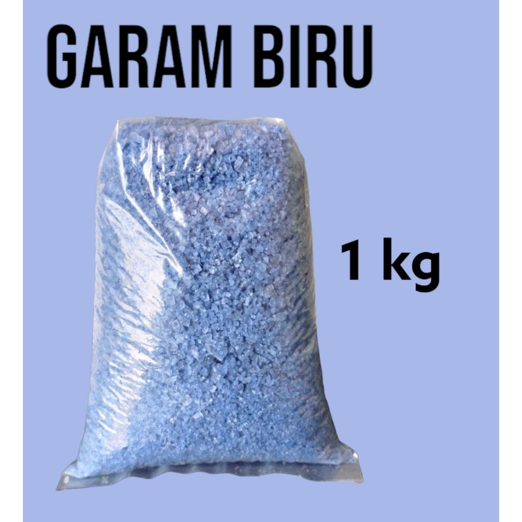 Jual Garam Biru antibiotik 1 kg Blue Salt Garam biru ikan hias kering ...