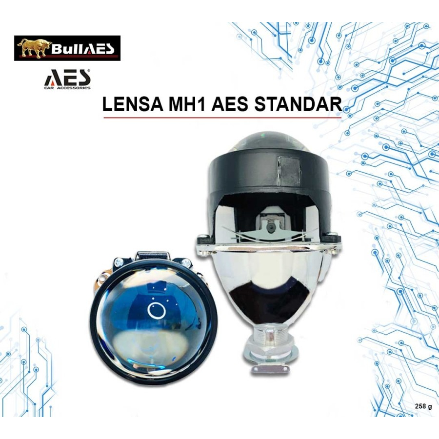 Jual Lensa Projector HID Mh1 Aes Standar HI/LOO BEAM Motor MERK AES ...