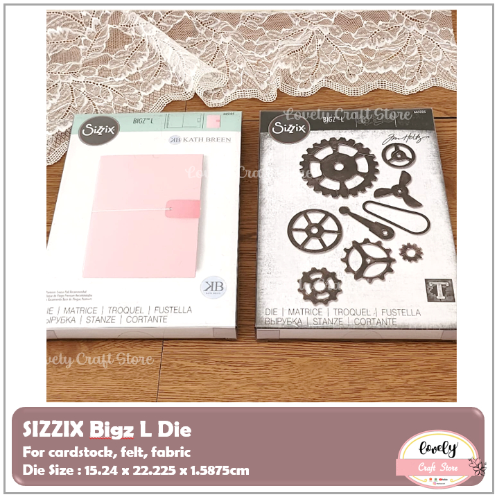 Jual Sizzix Bigz Dies L scrapbooking, cards, felt, fabric | Shopee ...