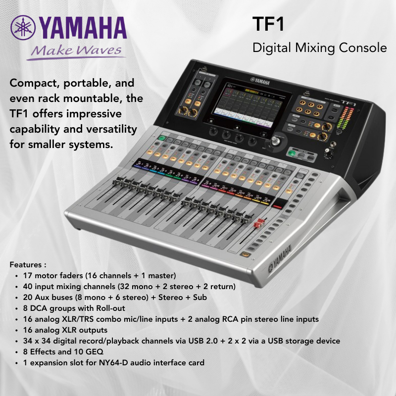 Jual YAMAHA TF1 TF-1 TF 1 DIGITAL MIXING CONSOLE | Shopee Indonesia