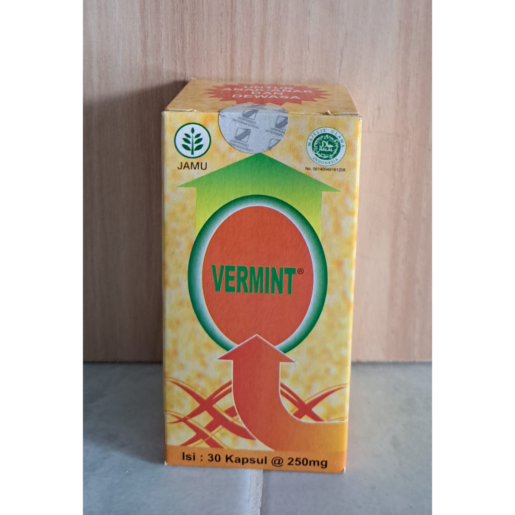 Jual Vermint 12 kapsul Original Obat TIPES TYPUS TIPUS | Shopee Indonesia