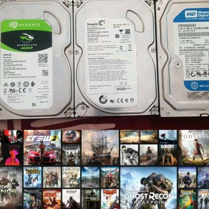 Jual HDD HARDISK PC 320gb/500gb/1TB ISI FULL GAME(Tanpa instal ...