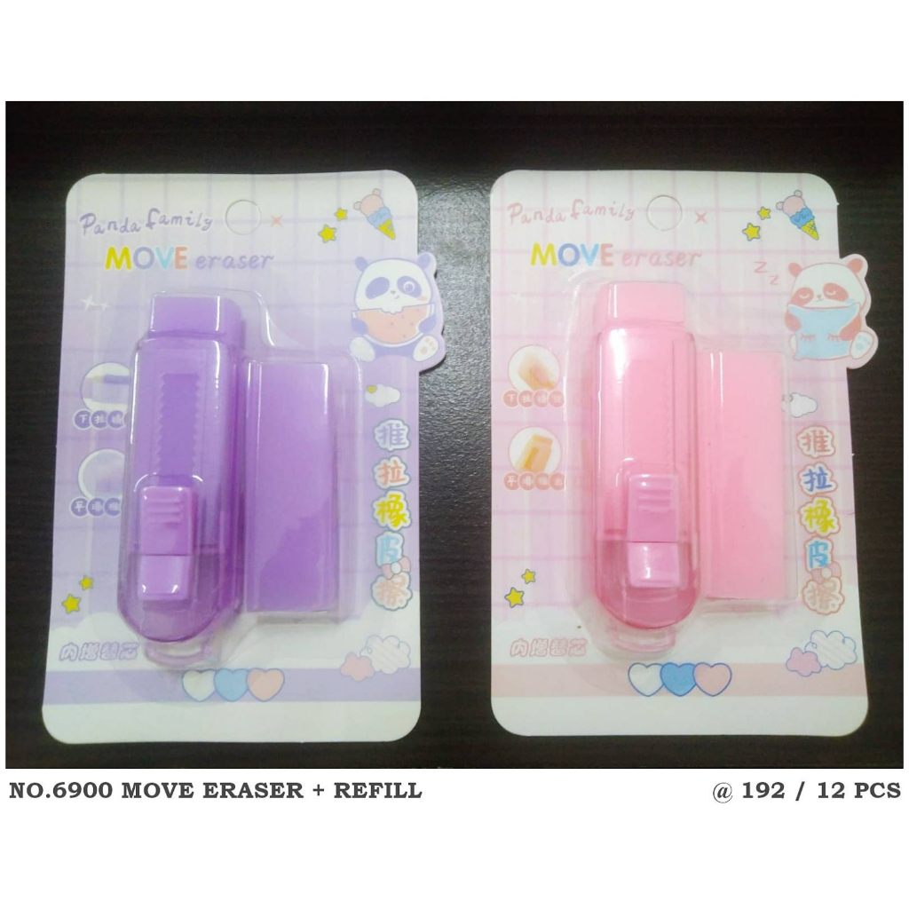 Jual Sliding Eraser Karakter Aesthetic / Penghapus Mekanik Dengan ...