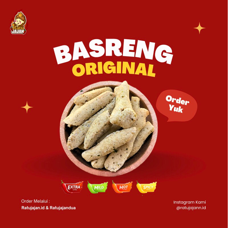 Jual BASRENG VIRAL VARIAN RASA ORIGINAL (Bumbu Daun Jeruk) | Shopee ...