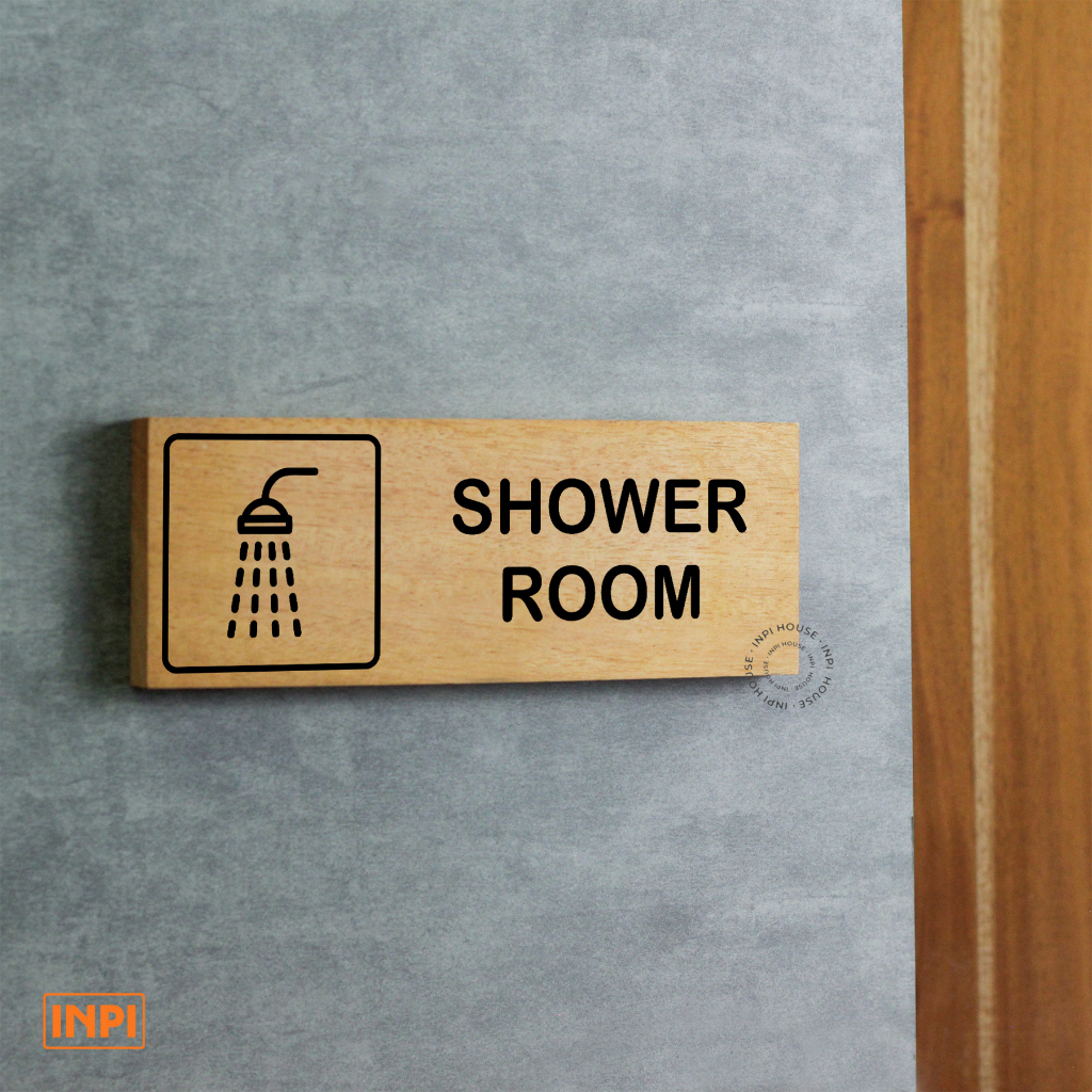 Jual sign system shower room - papan tanda ruang mandi - shower room ...
