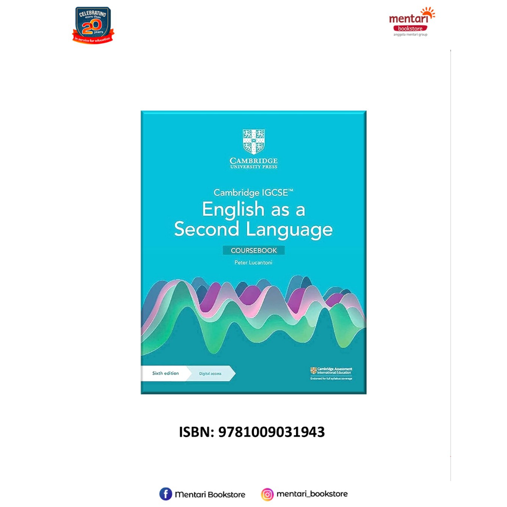 Jual Cambridge Igcse English As A 2nd Language Coursebook W Dig Acc 2y