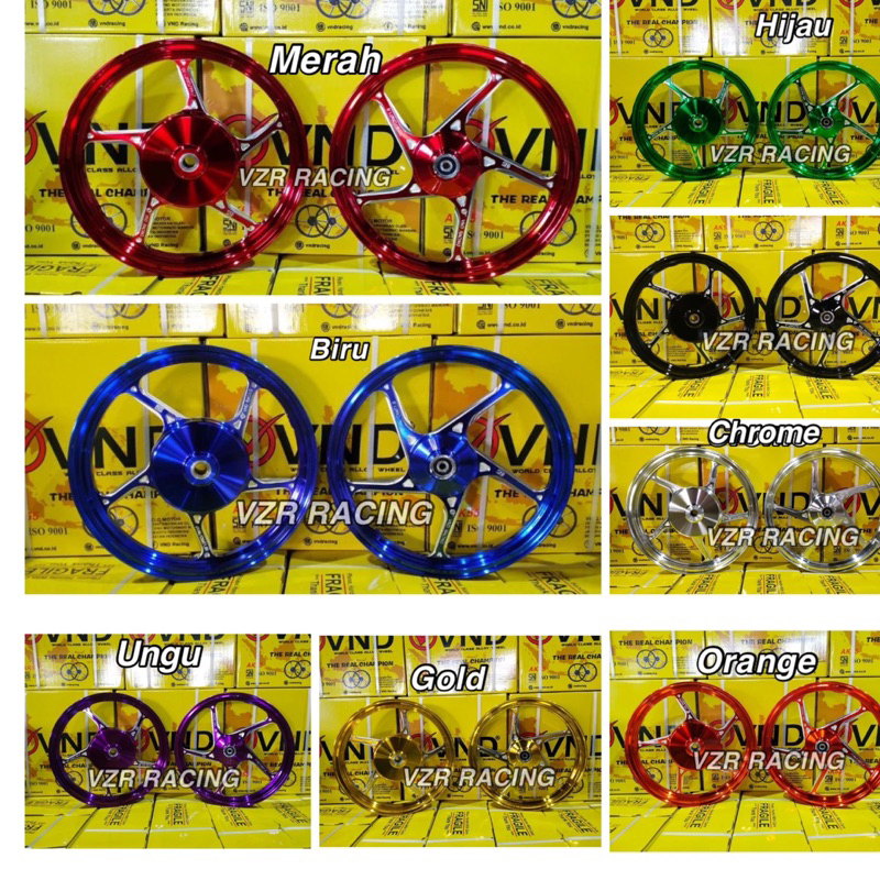 Jual velg vnd ak55 mio115 pelek racing vnd soul gt mioj mio s fino115 ...