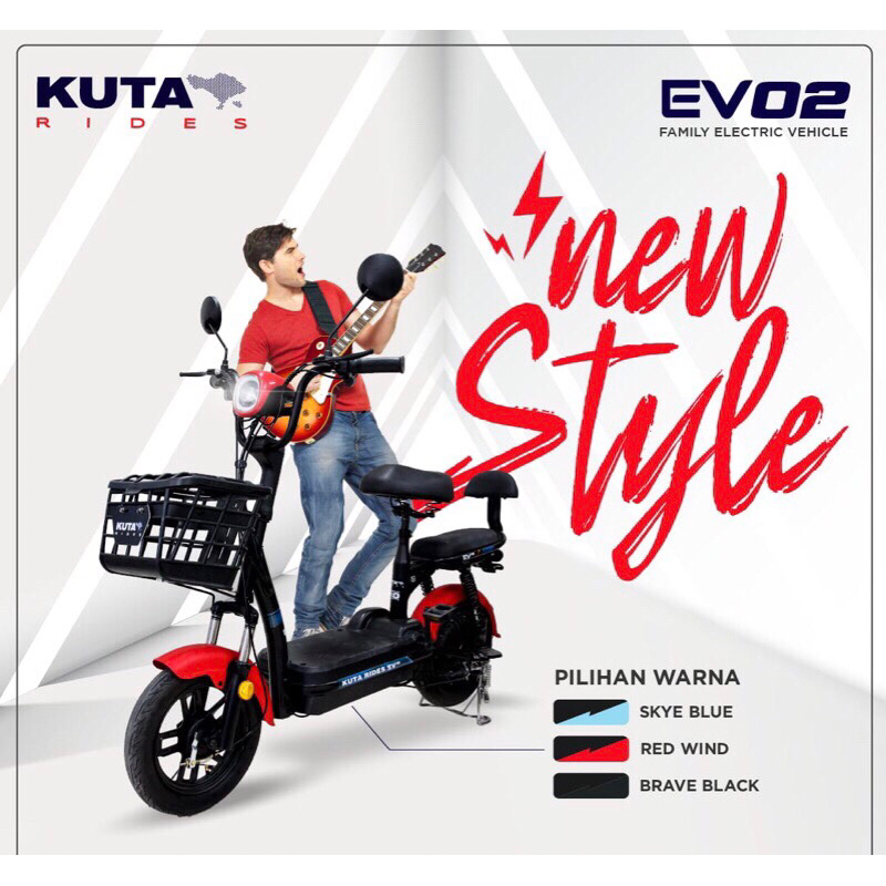 Jual Sepeda Listrik EBike Family Electric Vehicle Evo2 | Shopee Indonesia
