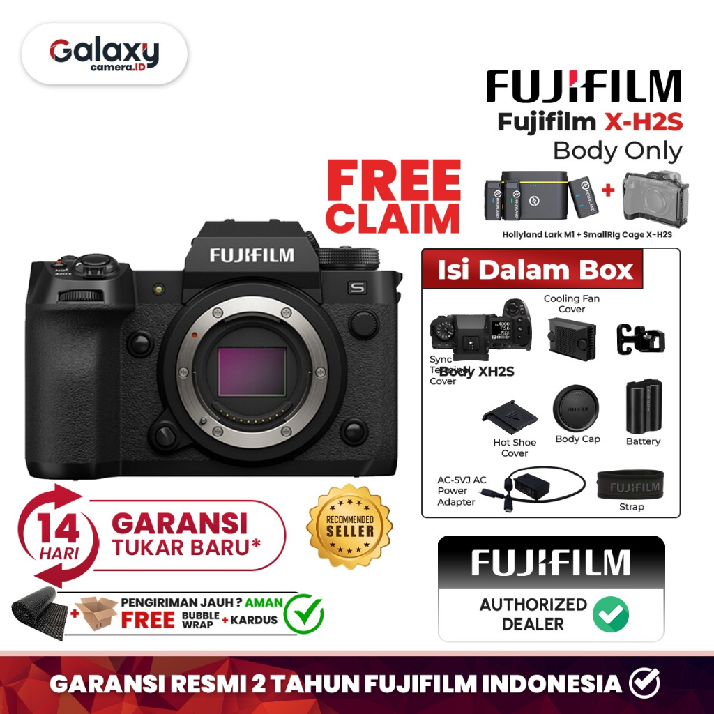 Jual Fujifilm X-H2S Body Only Mirrorless XH2S X H2S Kamera Garansi Resmi | Shopee Indonesia