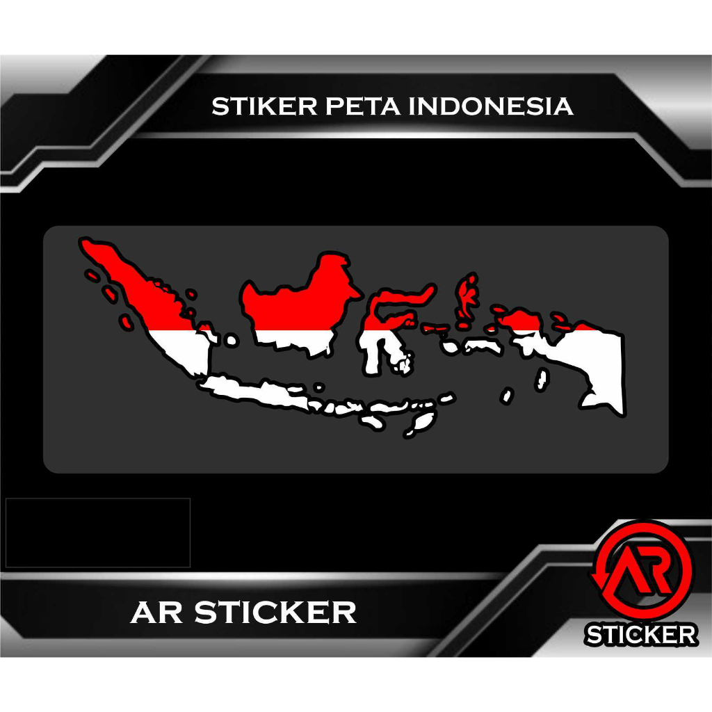 Jual Sticker Cutting Peta Indonesia | Shopee Indonesia