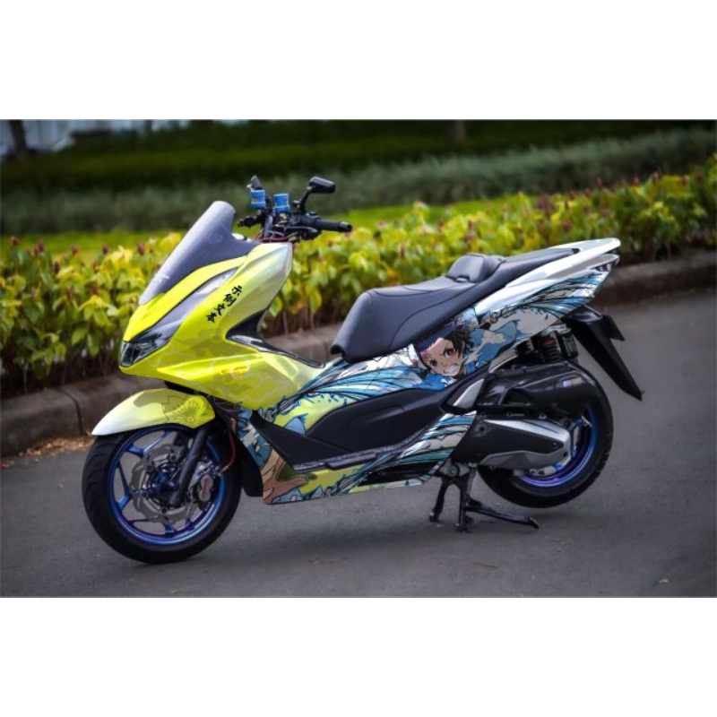 Jual stiker variasi decal Honda PCX 160/150 full body striping dekal ...